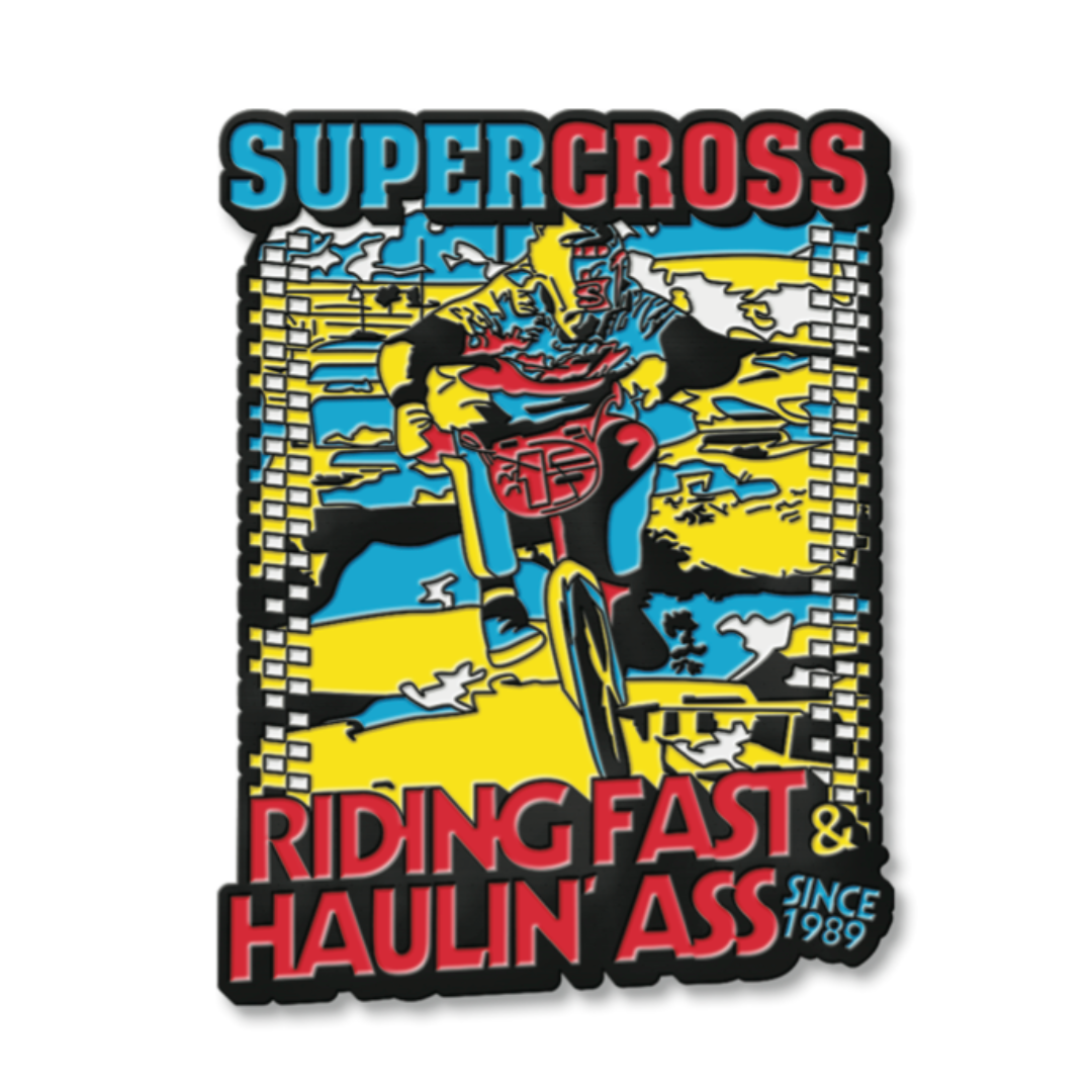 Supercross BMX | Enamel Pins — Downtown Bicycle Works